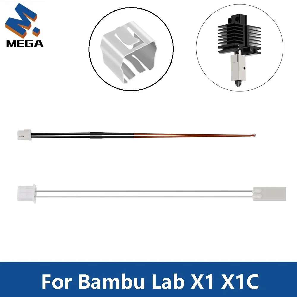 For-Bambu-Lab-X1-X1-Carbon-X1C-Thermistor-NTC100K-Heating-Sheet-For ...