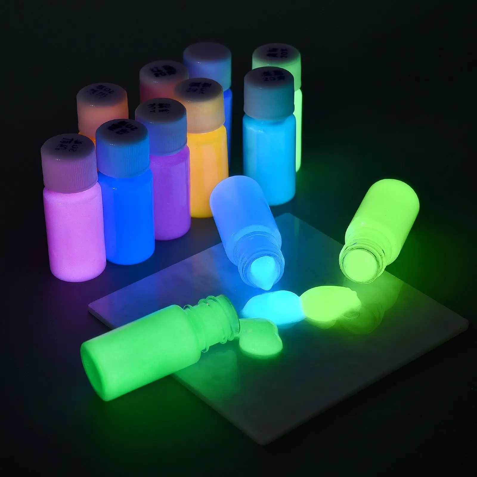 Luminous-Ep-xi-Resina-Pigmento-Kit-Brilham-no-Escuro-DIY-Resina-Mold ...