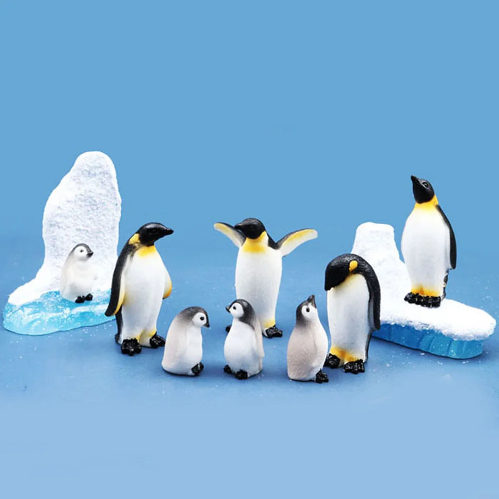 DIY-Mini-Penguin-Iceberg-Seal-Model-Winter-Figure-Miniature-Figurine ...