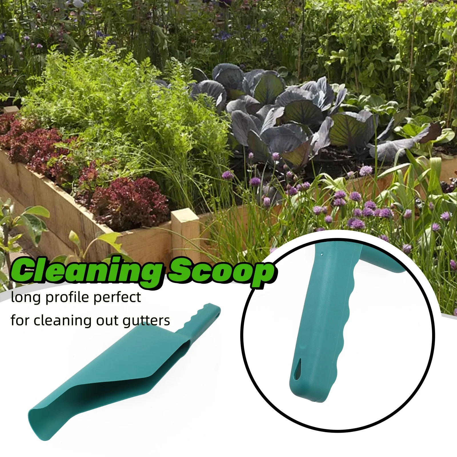 Gutter-Scoop-Roof-Cleaning-Tool-Flex-To-Fit-Dirt-Debris-Remove-Multi ...