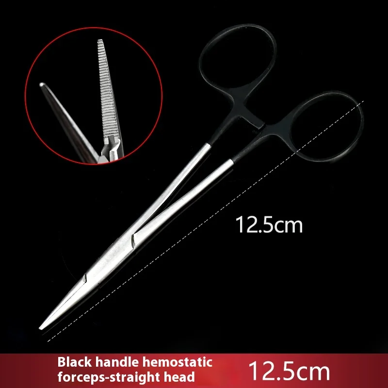 Medical hemostatic pliers, stainless steel vascular pliers, double ...