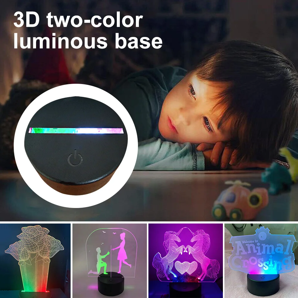 1-Pc-3D-Night-LED-Light-Lamp-Base-7-Colors-LED-Light-Display-Base-With ...
