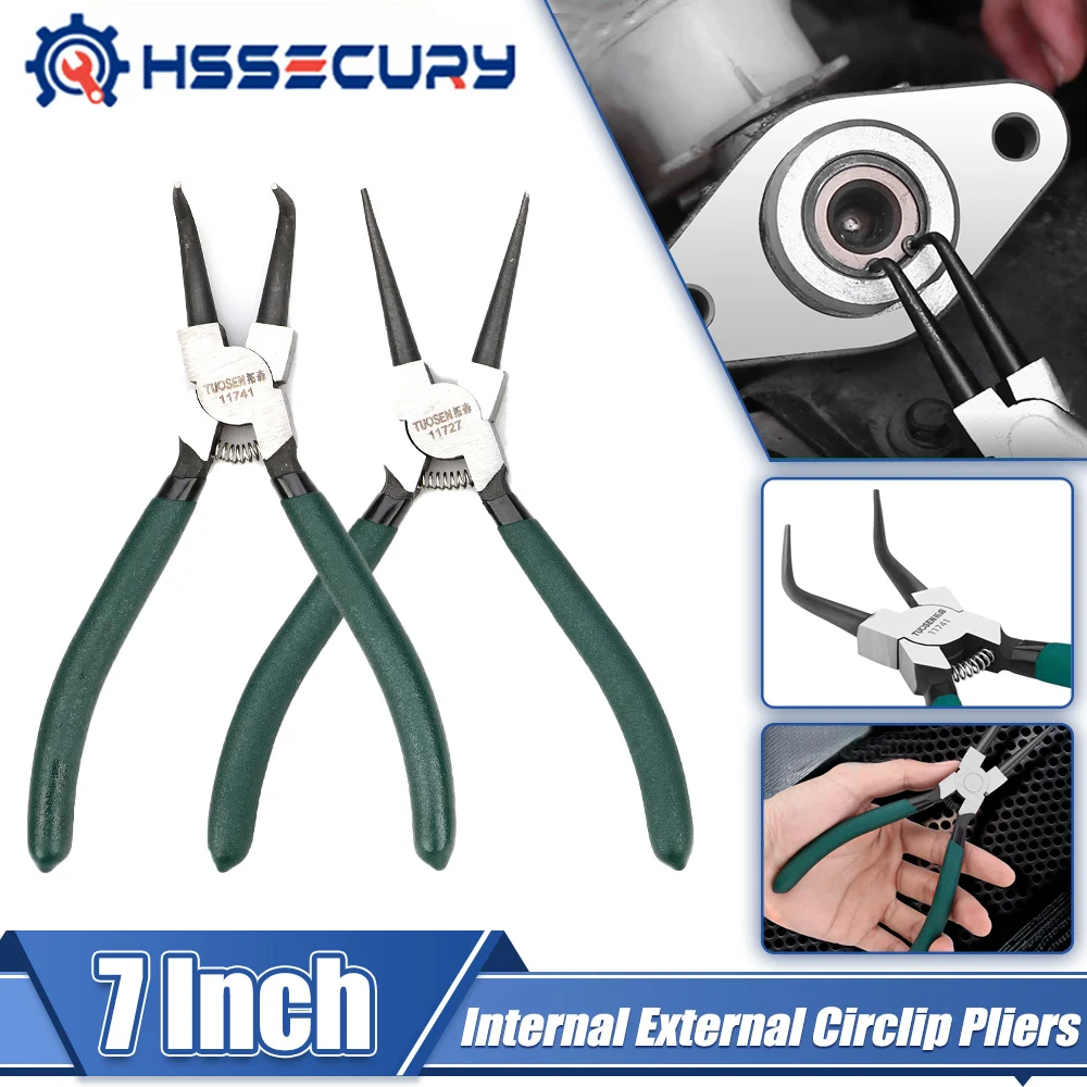 7Inch-Internal-External-Pliers-Retaining-Clips-Carbon-Steel ...