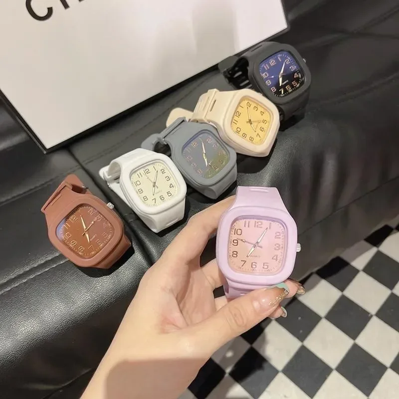 Fashion-Square-Quartz-Digital-Dial-Casual-Wrist-Watches-Rubber-Strap ...