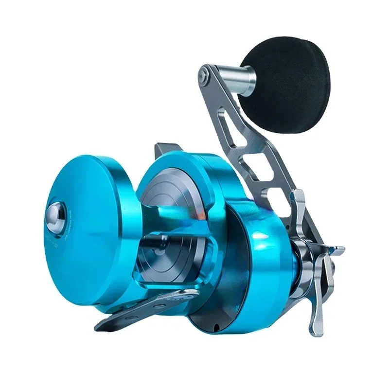 Original Slow Jigging Fishing Reel Max Drag 16KG Gear Ratio 5.1:1 8+1 ...