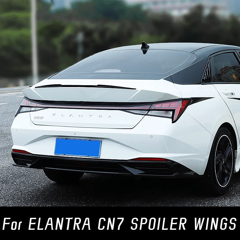 For 2020 21 22 23 Hyundai Elantra CN7 Rear Trunk Lid Car Spoiler Wings ...