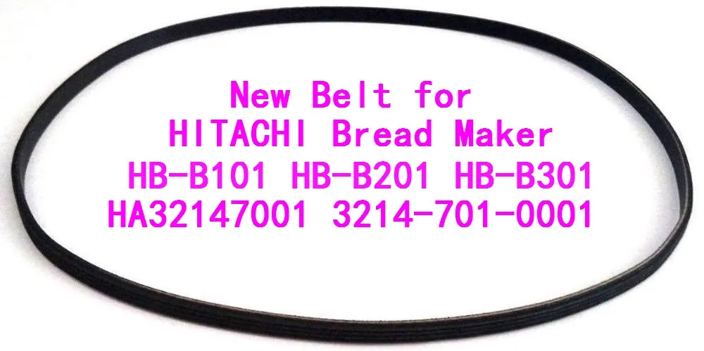 1Pc New Rubber Belt For HITACHI Bread Maker HB B101 HB B201 HB B301 ...