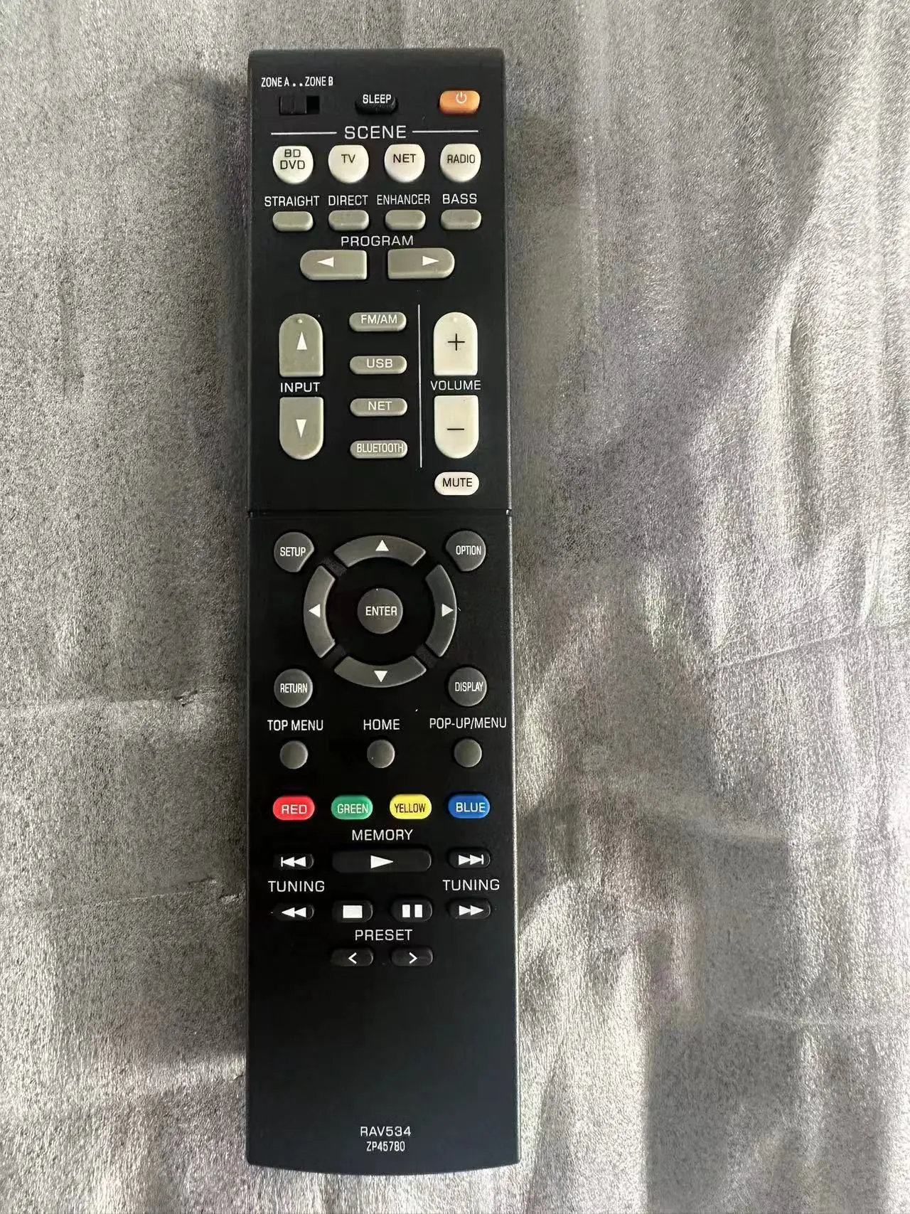 New-Remote-Control-RAV534-ZP45780-Use-for-YAMAHA-AV-Receiver-Radio ...