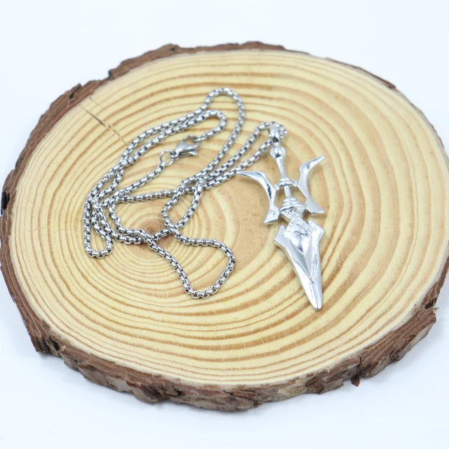 Anime Misa Amane Cosplay Key Chain Necklace Halberd Pendant Necklaces ...