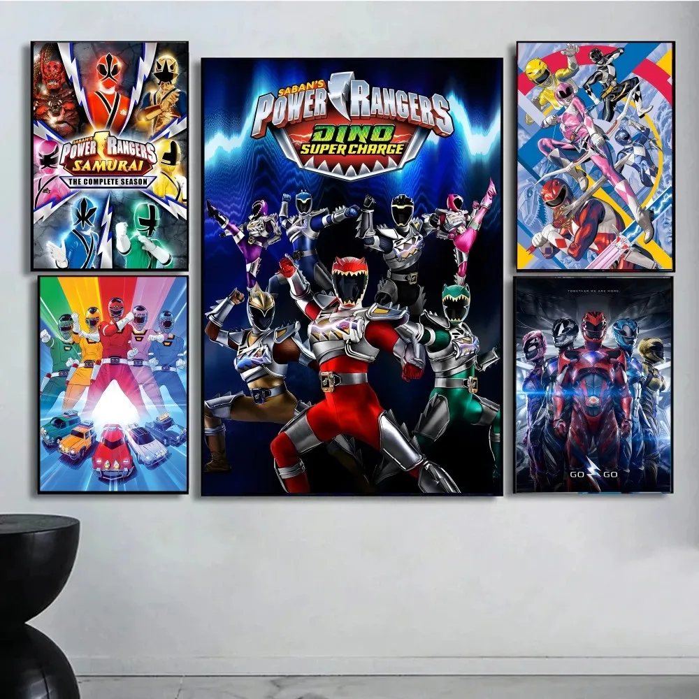 Movie-P-Power-R-Rangers-Movie-Sticky-Posters-Fancy-Wall-Sticker-for ...