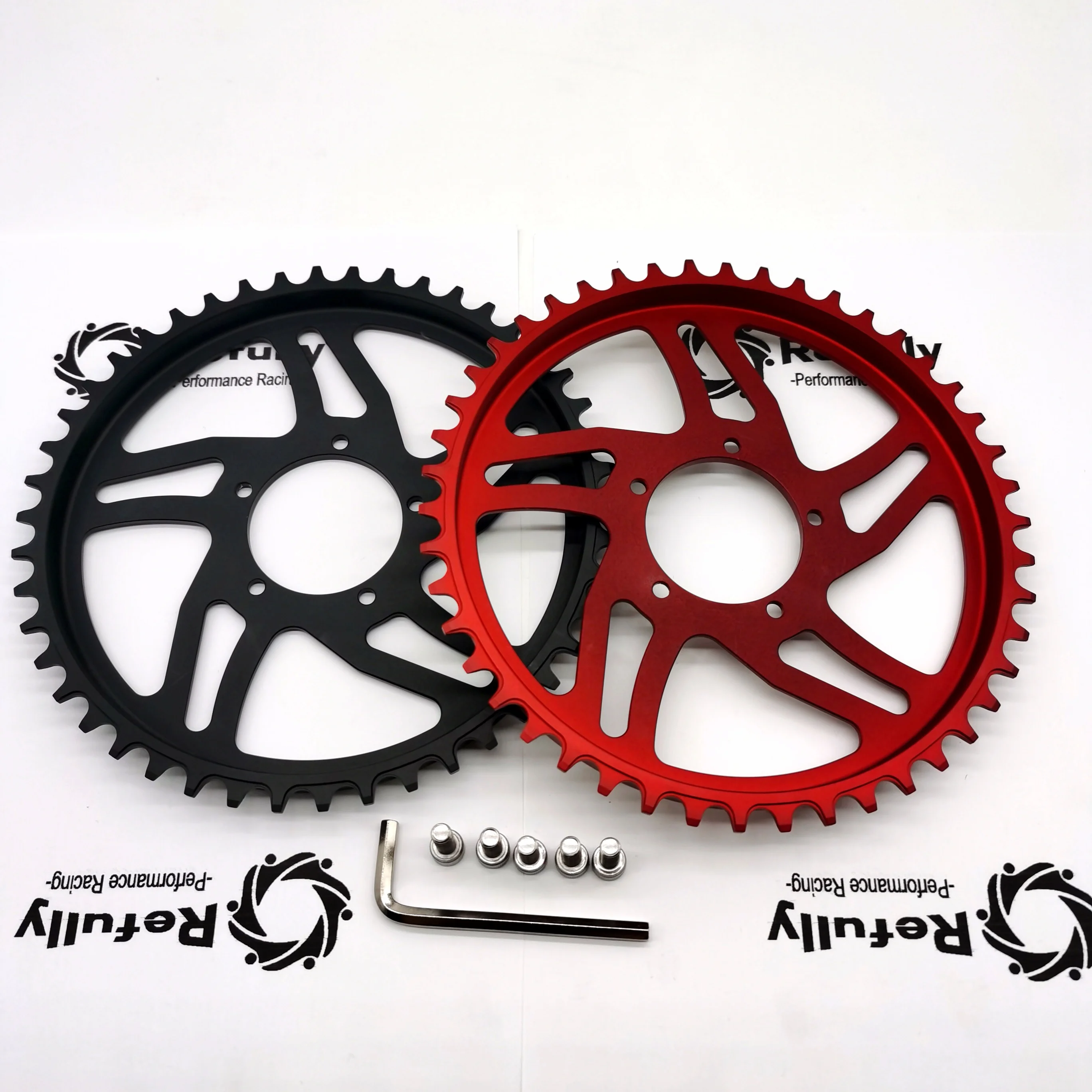 Chainring 46T "Narrow Wide" For Mid Drive Bafang BBS01 BBS02 Offset 10 ...