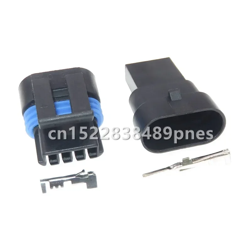 4 Pole Waterproof Cable Car Plug Intake Pressure Sensor Connector ...