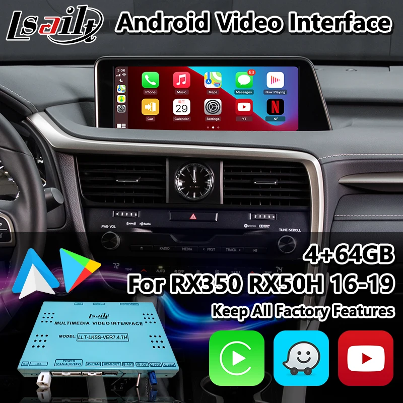 Lsailt Android Carplay Interface For Lexus Rx350 Rx 450h Rx200t Rx300 ...