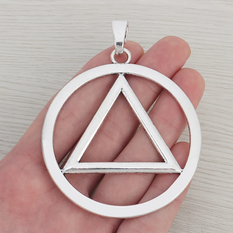 3 x Alcoholics Anonymous AA Jewelry Recovery Service Sobriety Circle ...