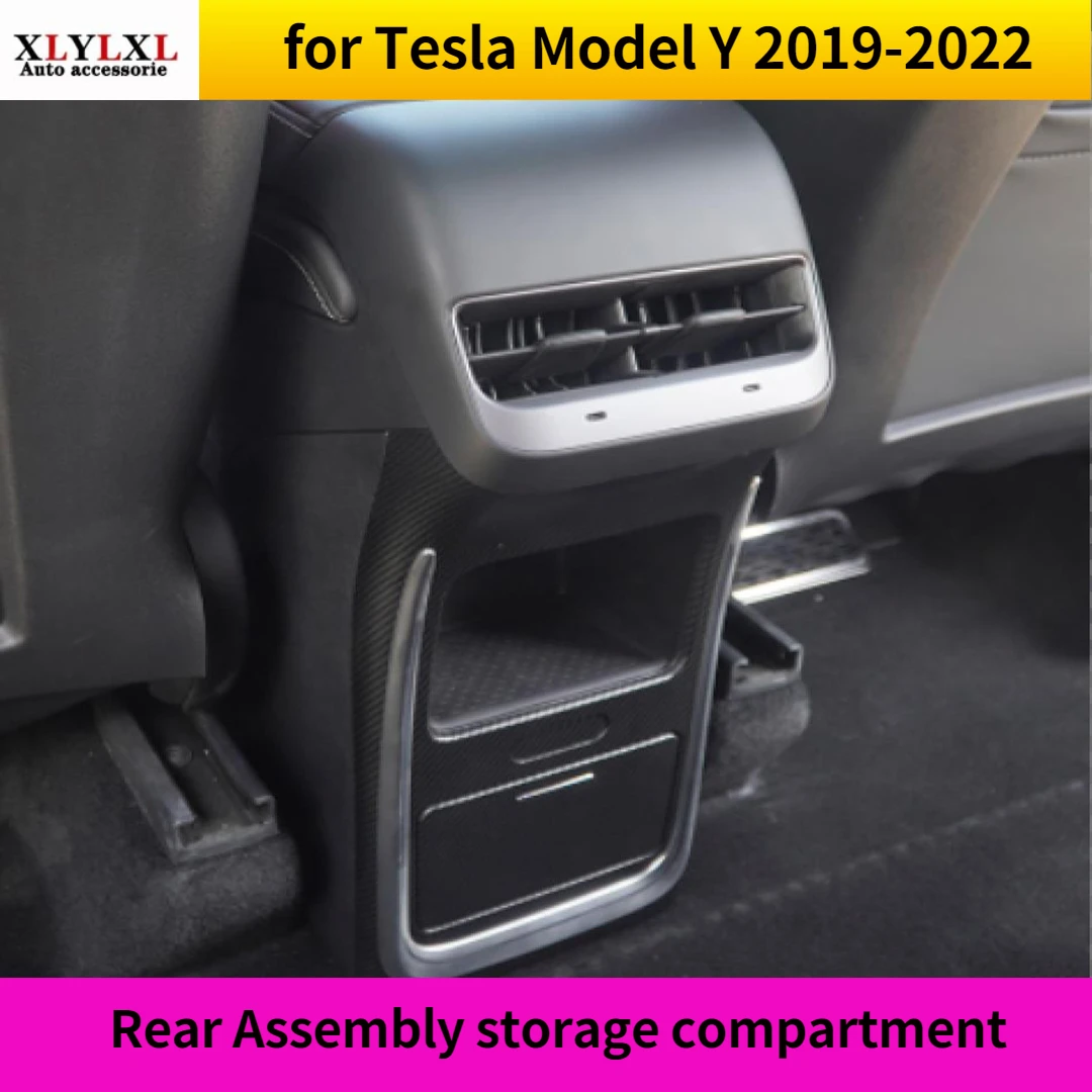 Rear Assembly Storage Compartment For Tesla Model Y Rear Atmosphere ...