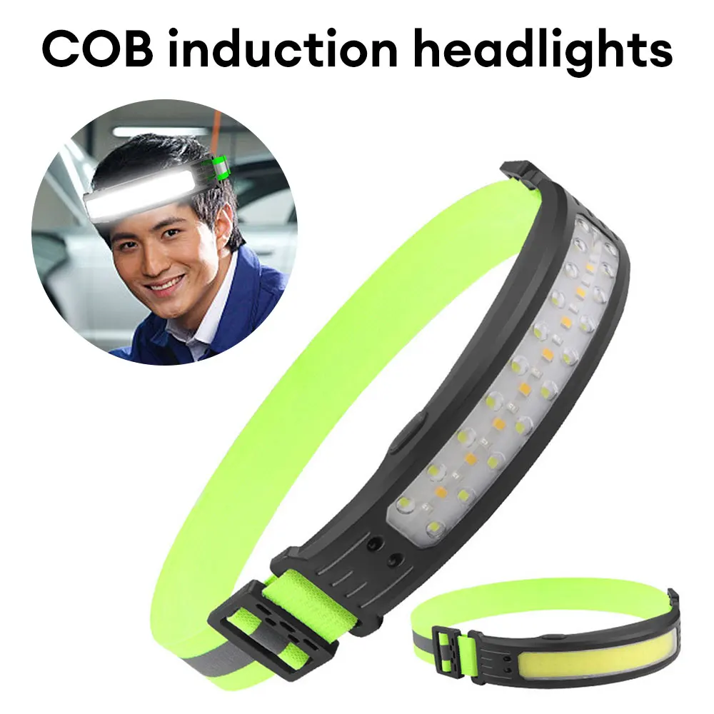COB-Sensor-Headlight-Built-in-Battery-Fishing-Headlamp-Rechargeable-5 ...