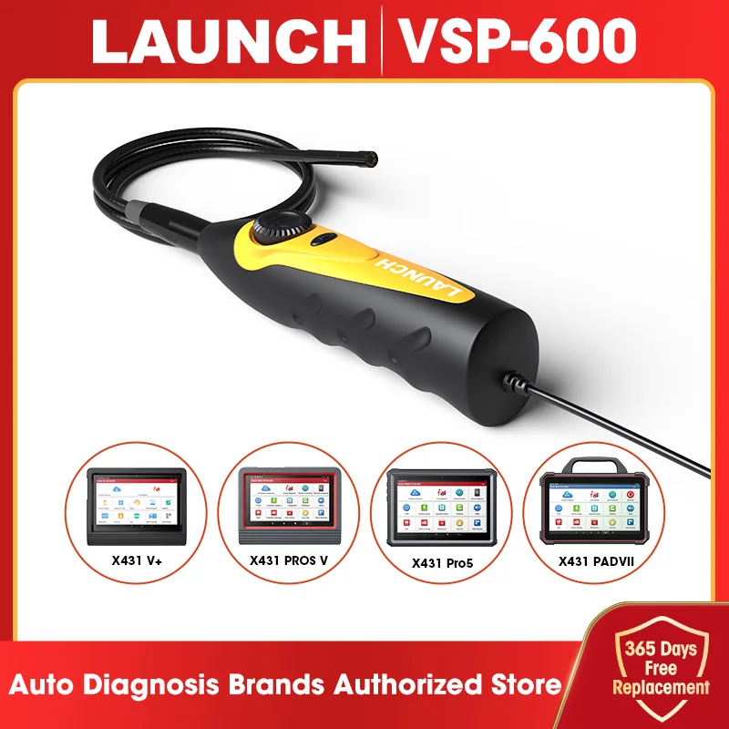 LAUNCH Cámara de inspección Digital X431 VSP 600 VSP600 OBD2, escáner de vídeo, funciona con ...