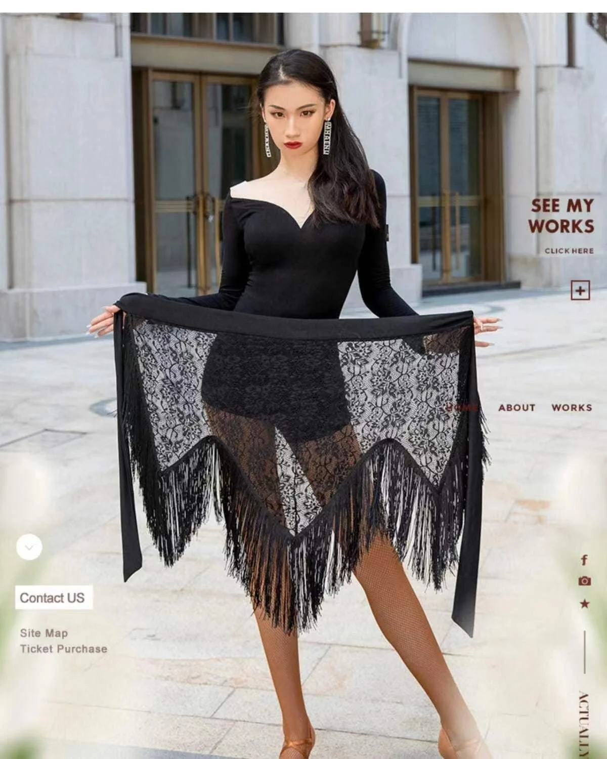 Women-s-Latin-Dance-Bottoms-Suspender-Dress-Hip-Towel-Tassel-Dress-Lace ...