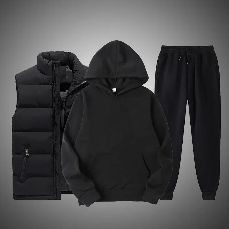Winter-Hoodie-Sets-Men-Fashion-Fleece-Hoodies-Black-Brand-Sweatpants ...