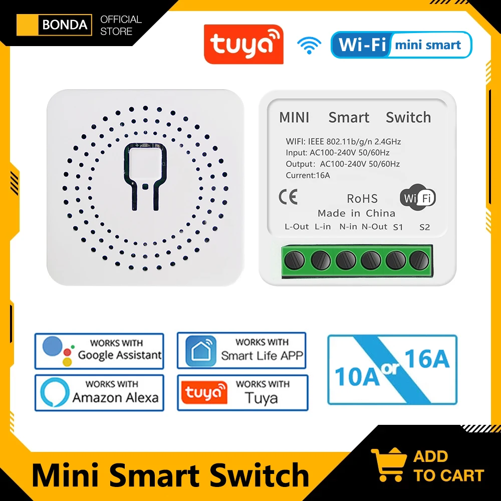 Mini-Smart-Switch-Wifi-10A-16A-DIY-Light-Switches-2-Way-Wireless ...