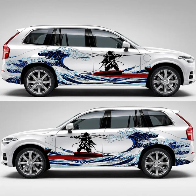 Samurai Car Wrap Japanese Vehicle Livery, Cast Vinyl Wrap, Universal ...