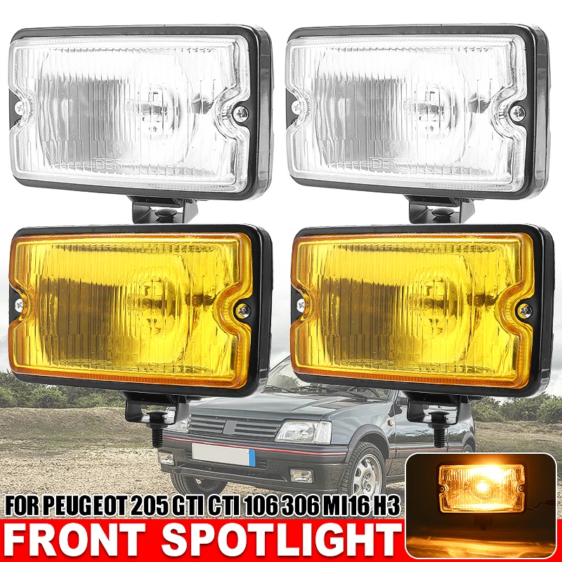 2PCS-Car-Front-Fog-Light-DRL-Driving-Lamp-Spotlight-Spotlamp-For ...