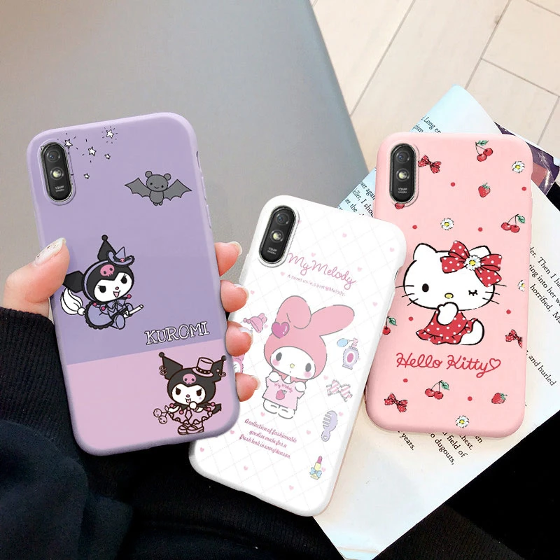 Cute Cartoon Phone Case for Xiaomi Redmi 9A 9AT Back Cover Girl Boys ...