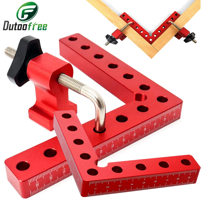 6PCS-Set-Woodworking-90-Degree-Right-Angle-Clamp-L-shaped-Auxiliary ...