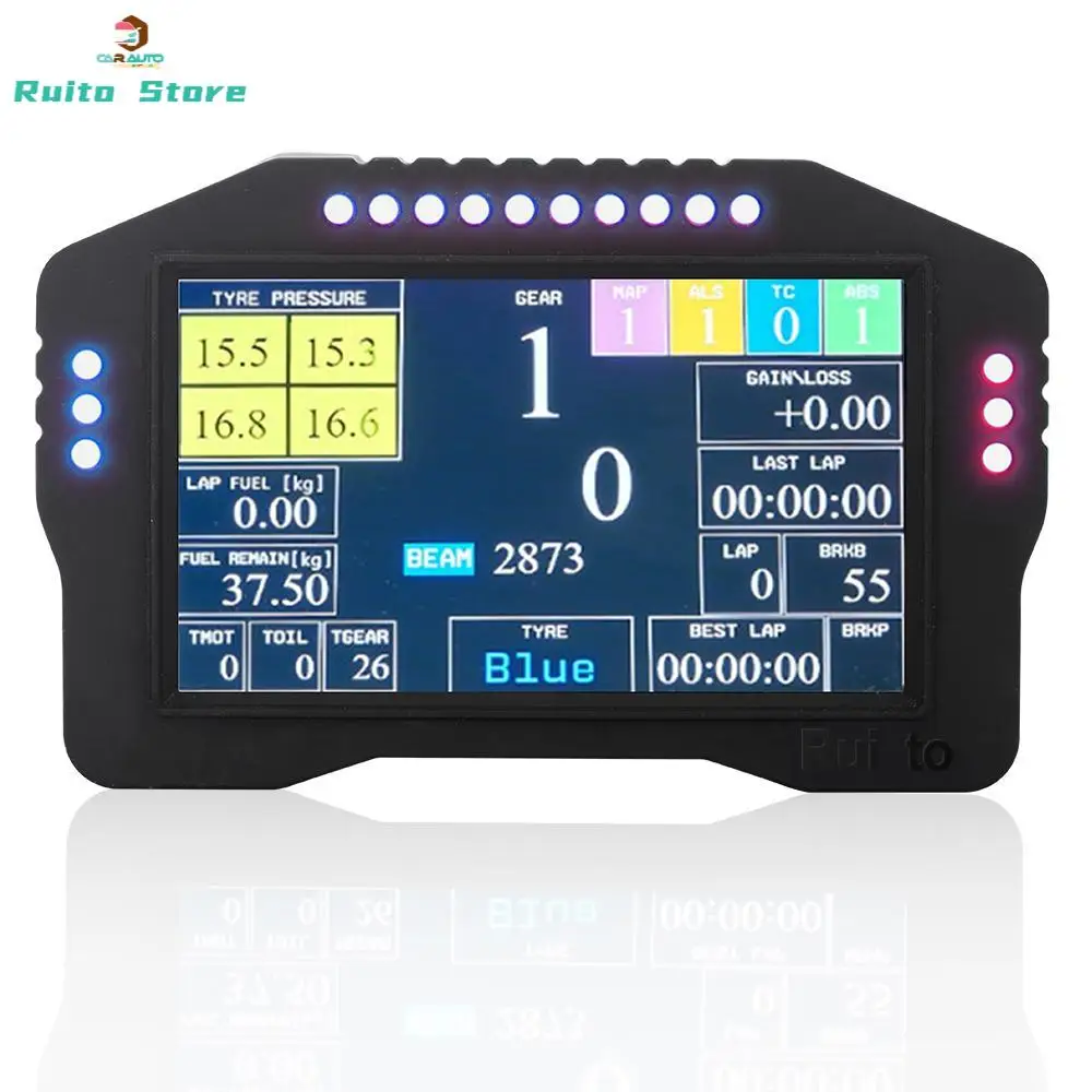 Sim-Dashboard-Racing-Simulation-5-Inch-RGB-For-FANATEC-MOZA-Shenli ...