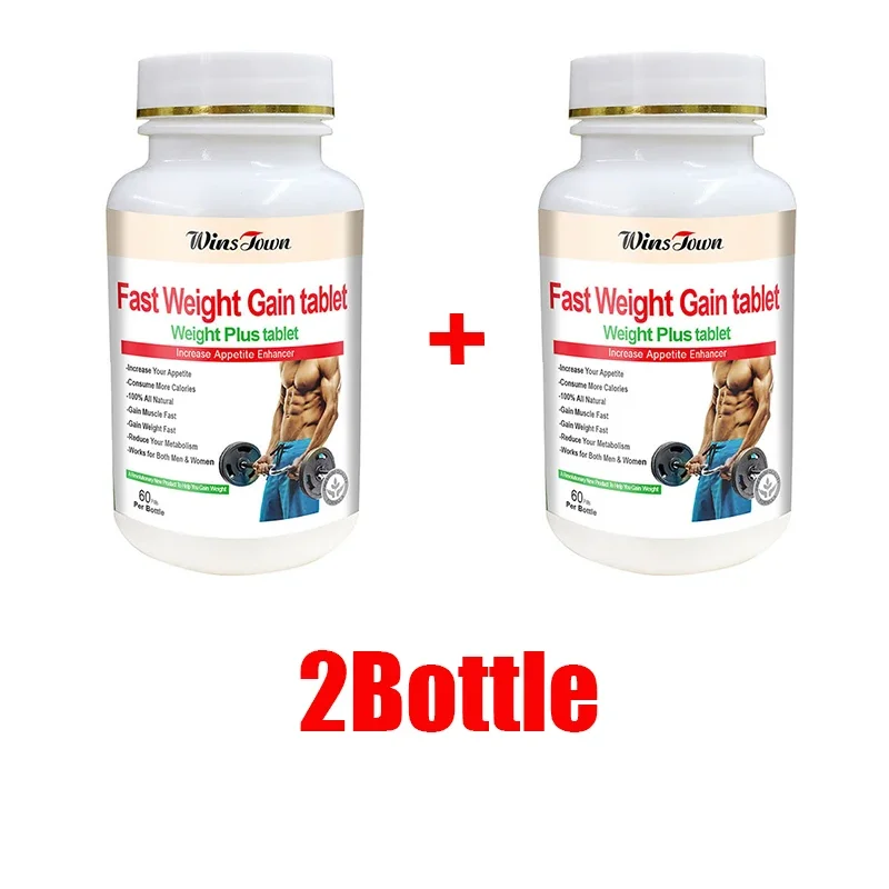 2-Bottle-Fast-Weight-Gain-tablet-Rapid-muscle-augmentation-Rapid-weight ...