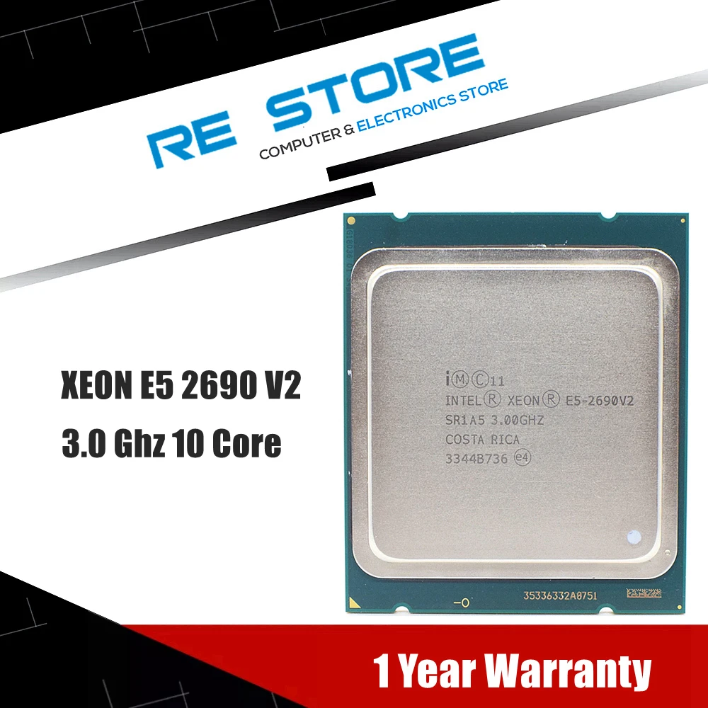 Intel E5 2690 v2 Processor SR1A5 3.0Ghz 10 Core 25MB Socket LGA 2011 ...