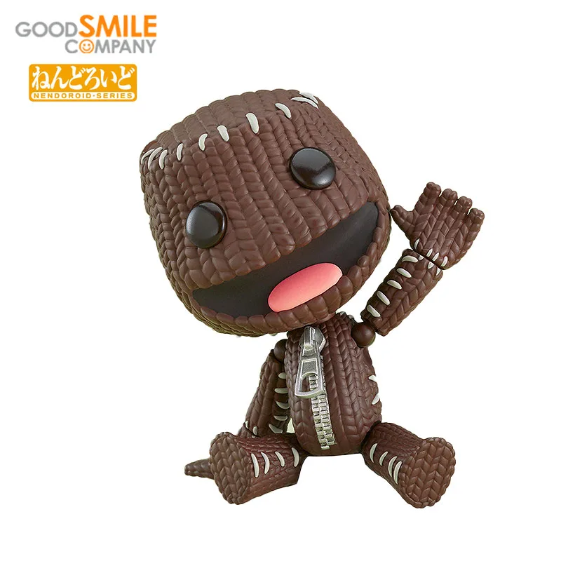 Estoque 100% Original GSC Sackboy Nendoroid 1928 LittleBigPlanet 10cm ...