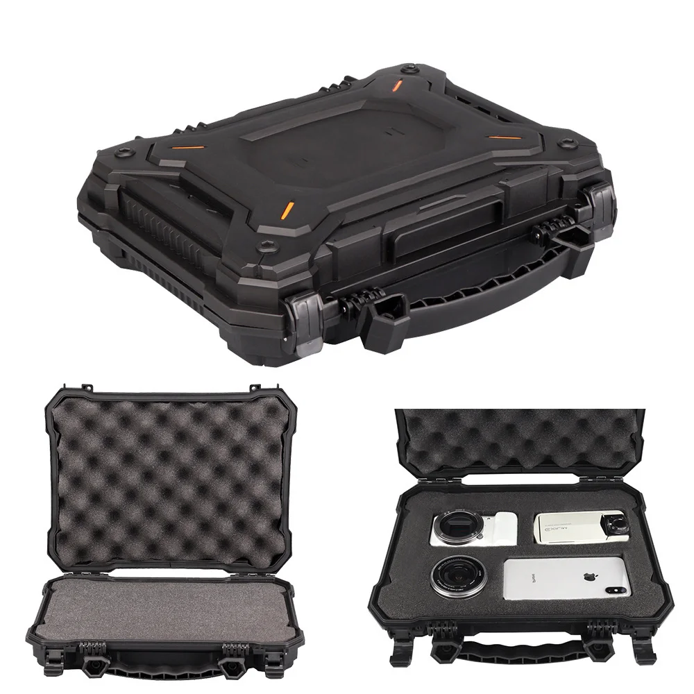 Tactical-Pistol-Safety-Case-Protective-Storage-Tool-Box-Suitcase-Hard ...