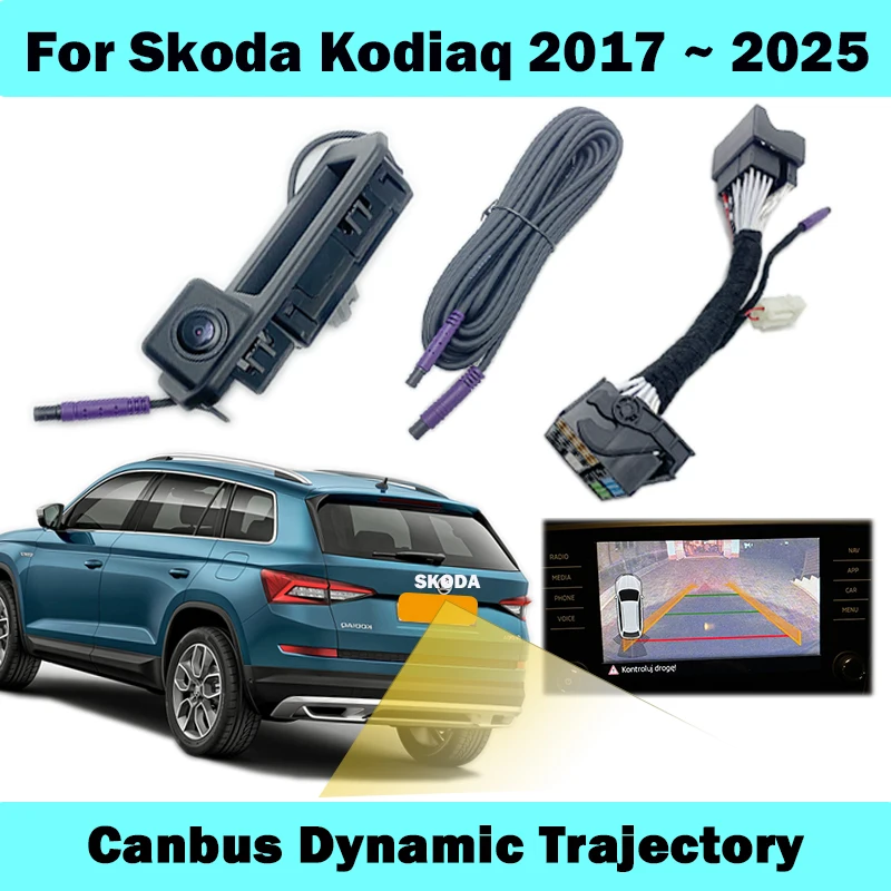 HICAMRUI-Rear-Reverse-Backup-Camera-for-Skoda-Kodiaq-2017-2025-Canbus ...