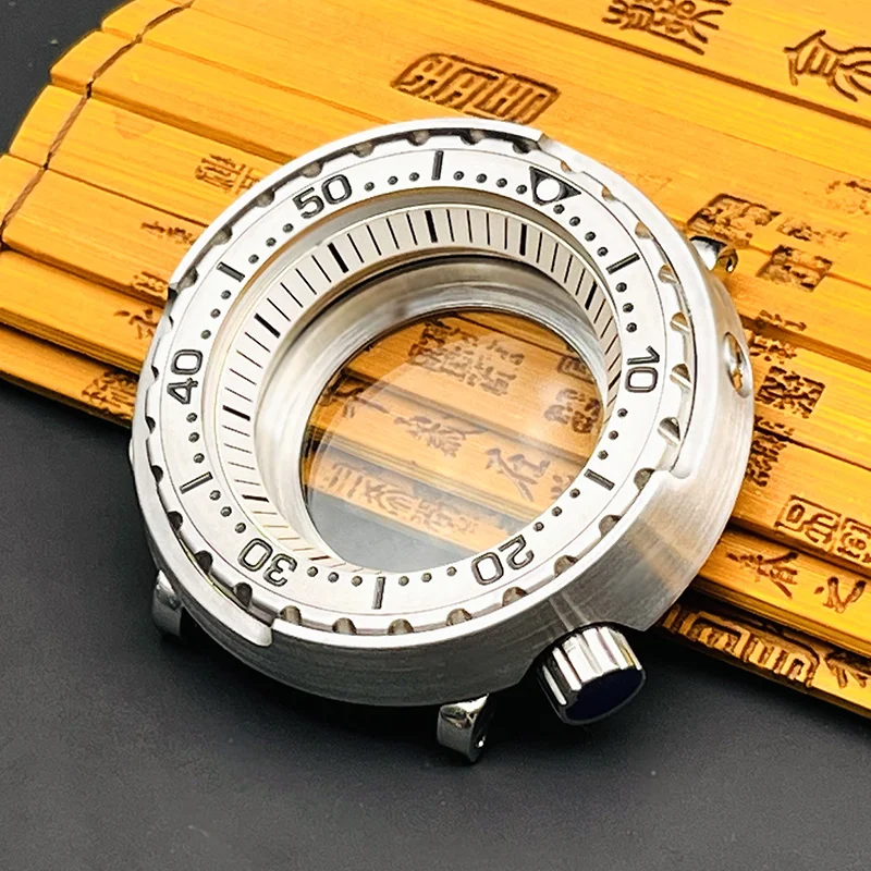 47mm Mod Tuna Canned Watch Cases fits NH35 NH36 7S 4R Japan Movement ...