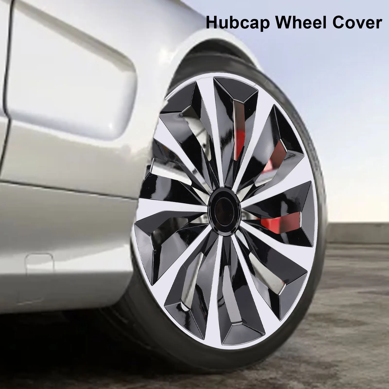 4PCS Hubcap Wheel Cover 14 Inch Wheel Rim Cover Snap On R14 Hubcaps Set ...