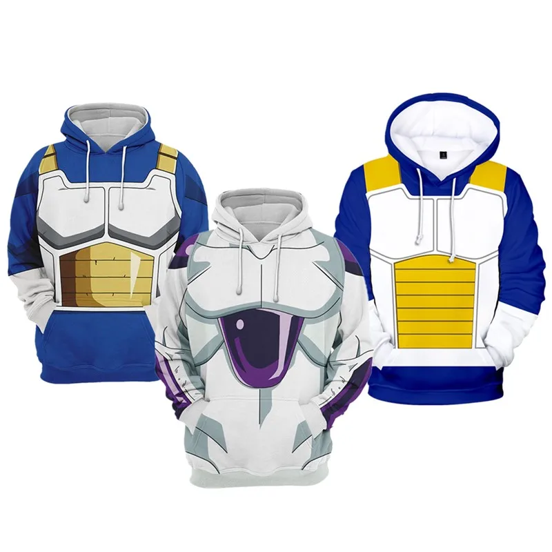 Disfraz-de-Cosplay-de-Vegeta-para-hombre-y-mujer-Sudadera-con-capucha ...