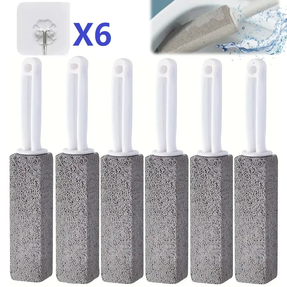 6PCS-Pumice-Stone-Toilet-Cleaning-Stick-Seat-Limescale-Rust-Stain-Dirt ...