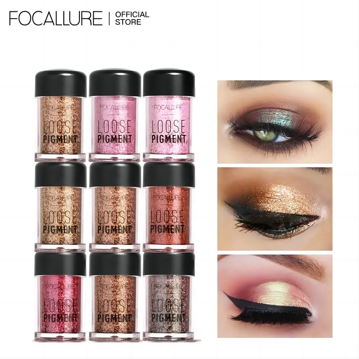 Focallure-18-Kleuren-Glitter-Vloeibare-Oogschaduw-Glinstert-Diamant ...