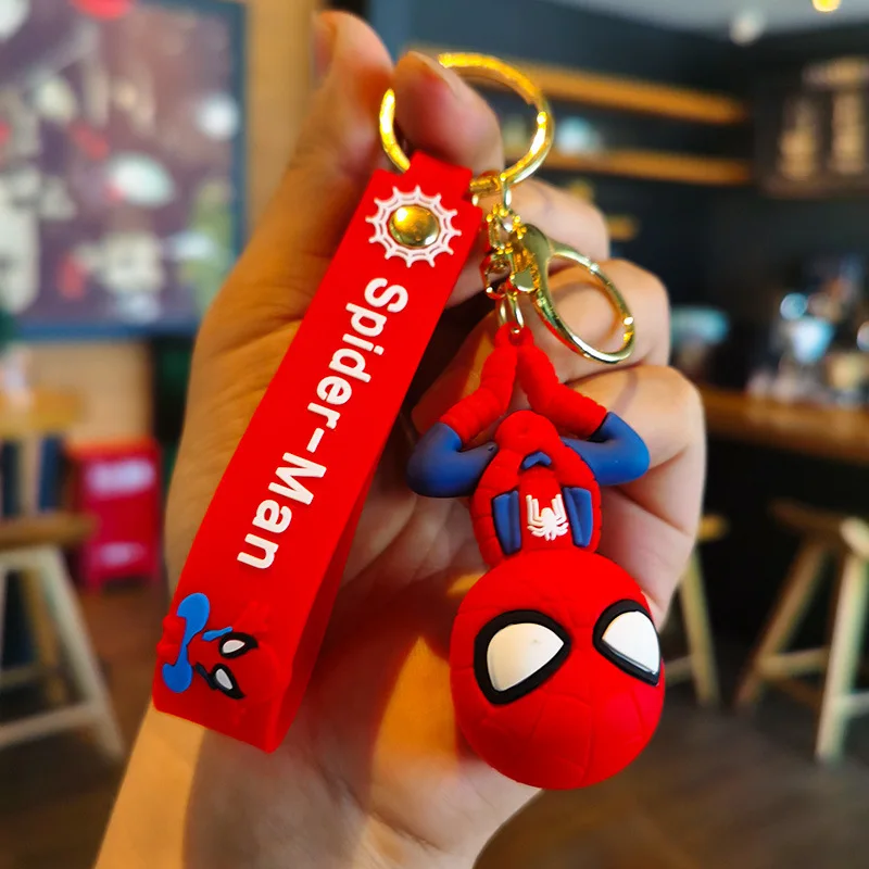 Marvel-Spider-Man-Keychain-Cute-Doll-Pendant-Action-Figures-Avengers ...
