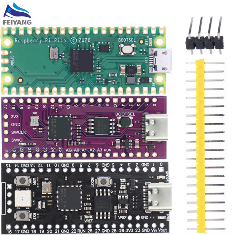 1PCS Official Raspberry Pi Pico Board RP2040 Dual Core 264KB ARM Low ...