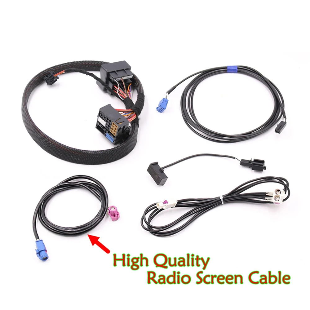 MIB STD2 ZR NAV Discover Pro Radio Adapter Cable Wire Harness With 2 to ...