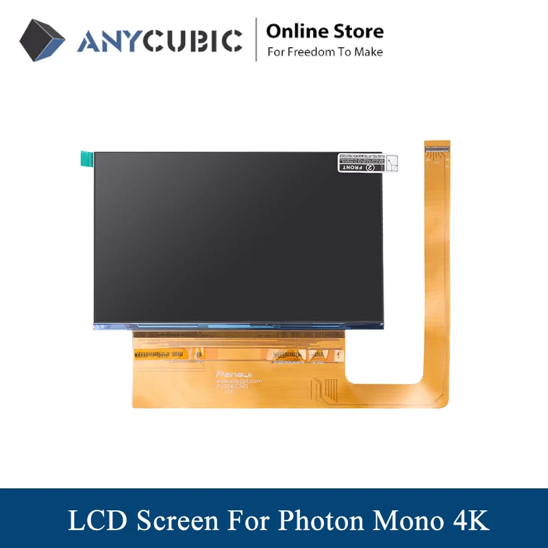 Anycubic 3D Printer Parts 4K Monochrome LCD Screen (PJ) For Photon Mono ...
