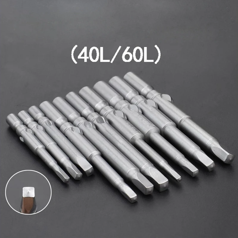 10PCS 800 801 802 Round Shank Electric Driver Bits SQ0 SQ1 SQ2 SQ2.74 ...