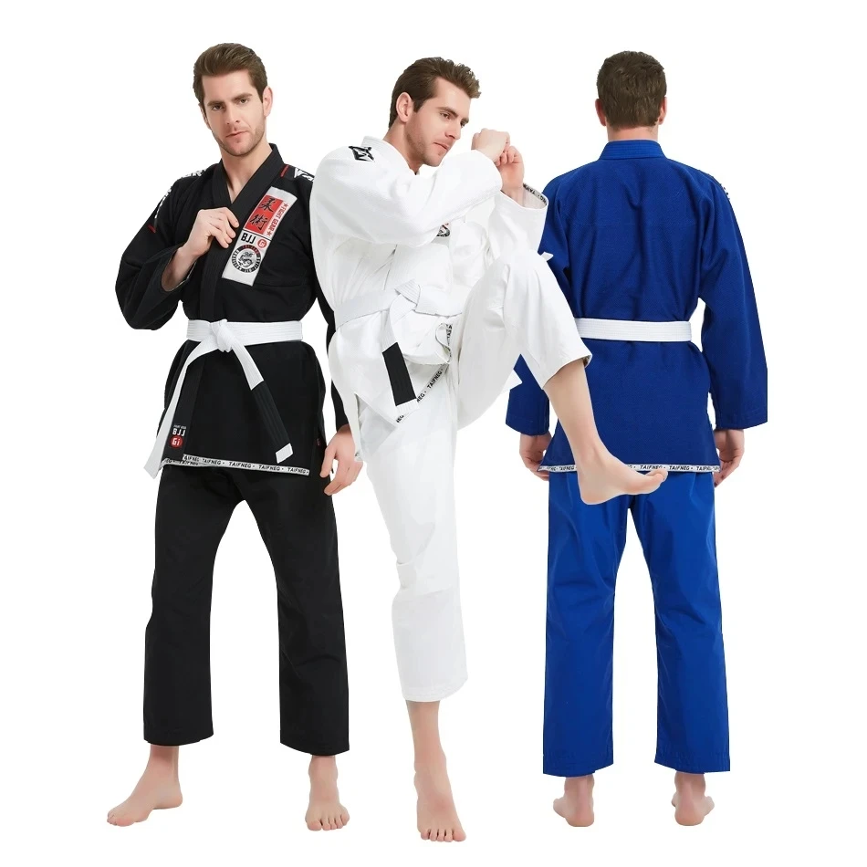 Brazilian-Jiu-Jitsu-Gi-Bjj-Kimono-Blue-450-Grams-MMA-Uniform-Preshrunk ...