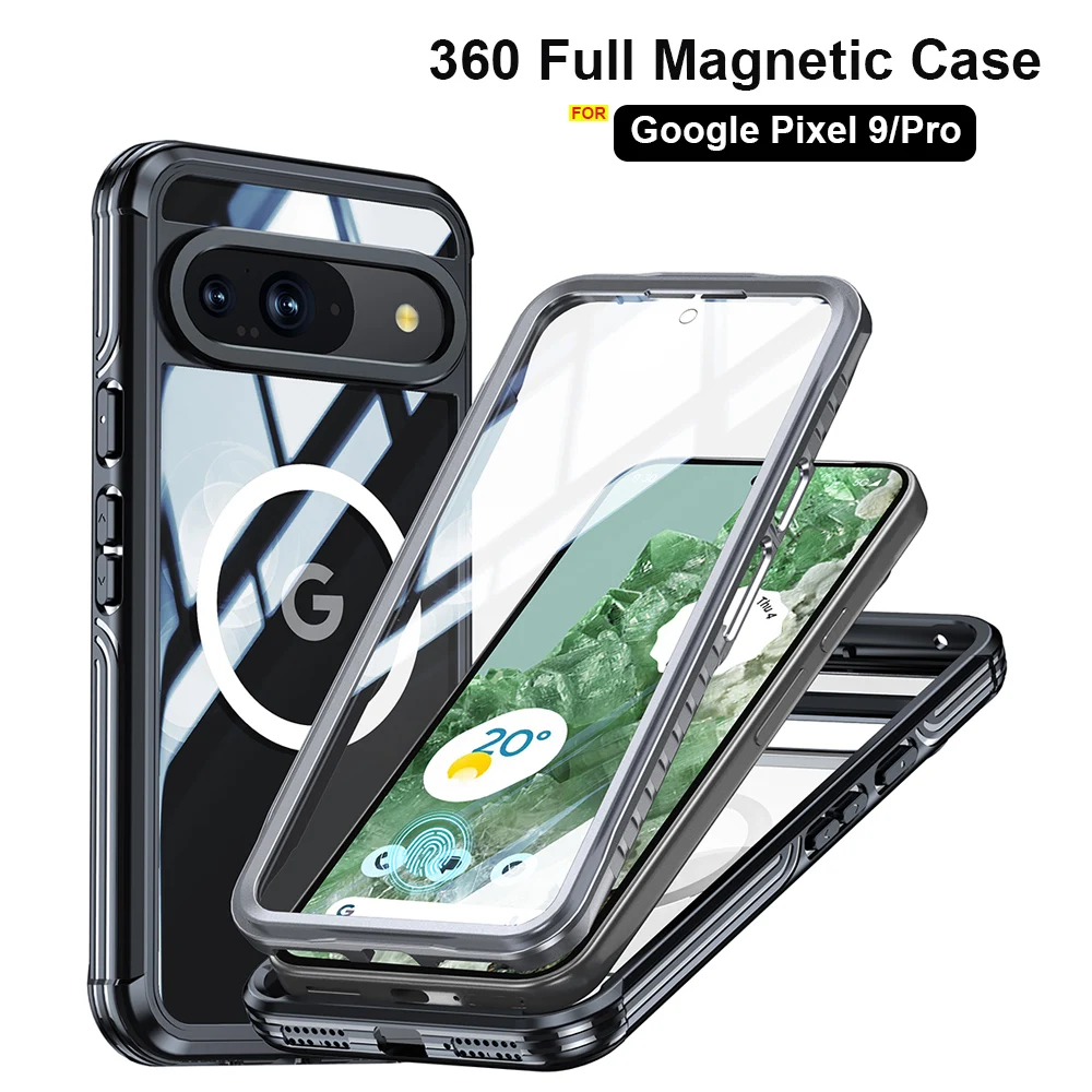 Original SHELLBOX Shockproof Case with Magnetic for Google pixel 9 ...