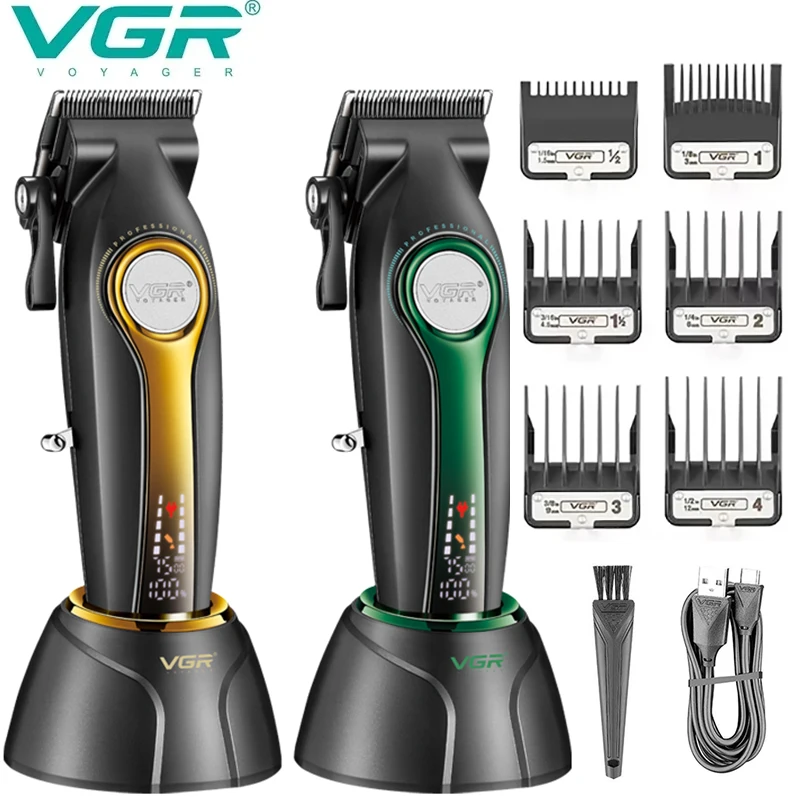 VGR Professional Hair Clipper 7500 RPM Hair Cutting Machine Cordless ...
