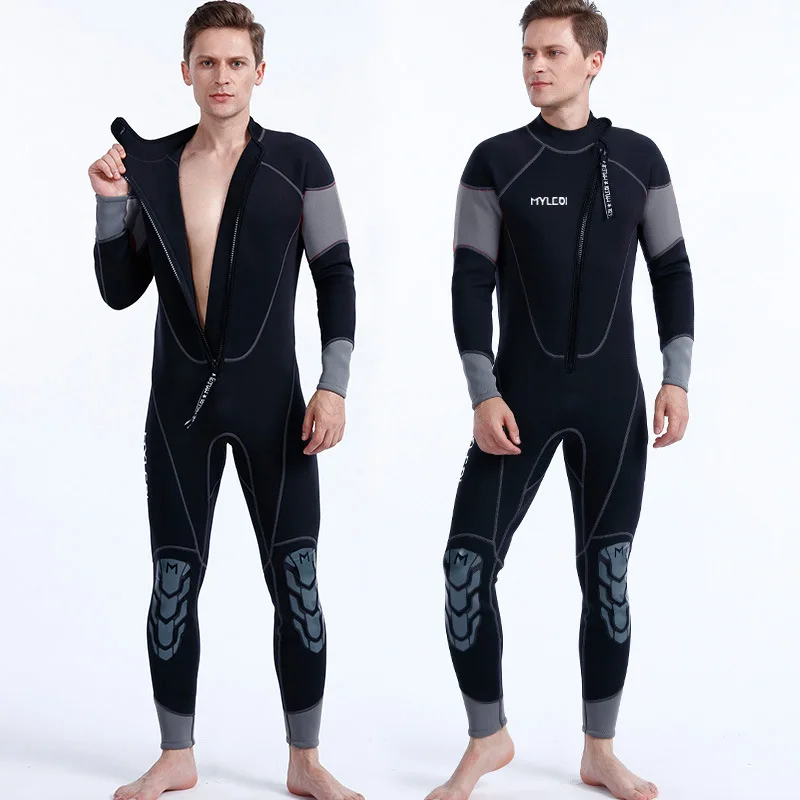 Men-Scuba-Diving-Thermal-Winter-Warm-Neoprene-Wetsuit-3mm-Wetsuits-Full ...