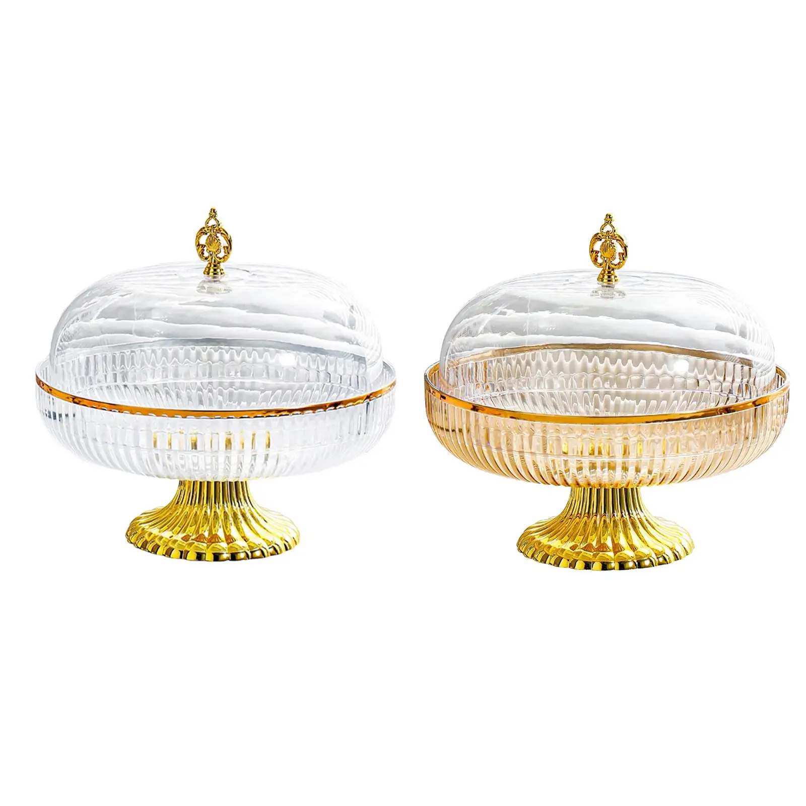 Cake-Stand-with-Dome-Footed-Pastry-Display-Server-Dessert-Serving ...