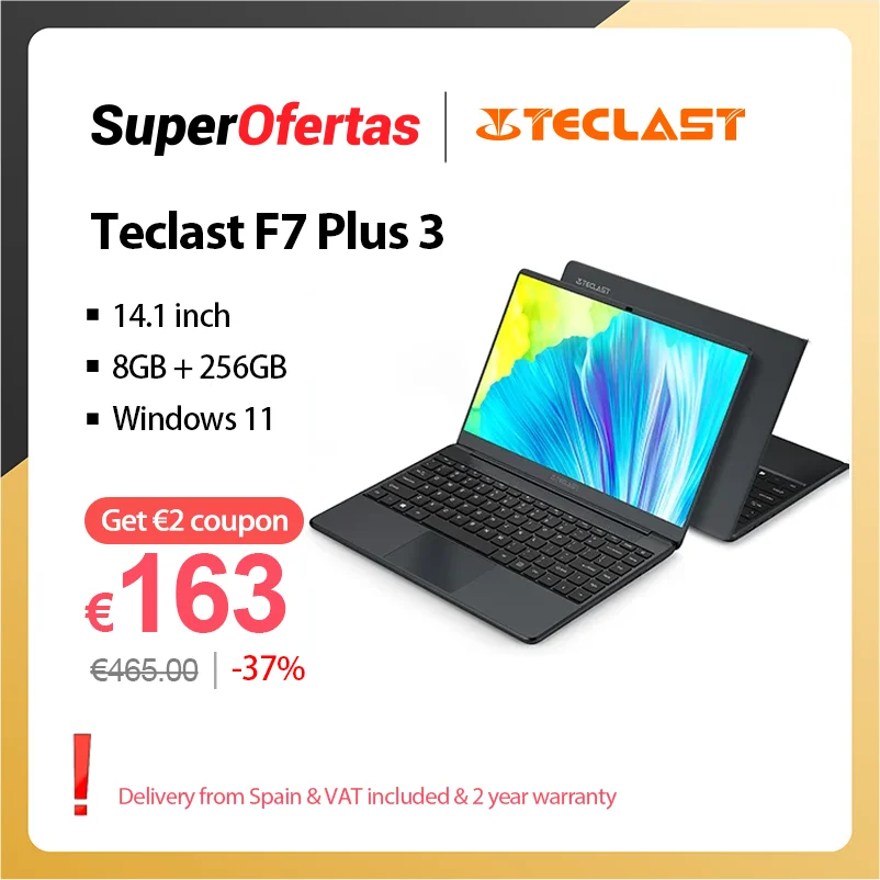 Teclast-F7-Plus-3-14-1-Laptop-Windows-11-8GB-de-RAM-256GB-SSD-Intel ...